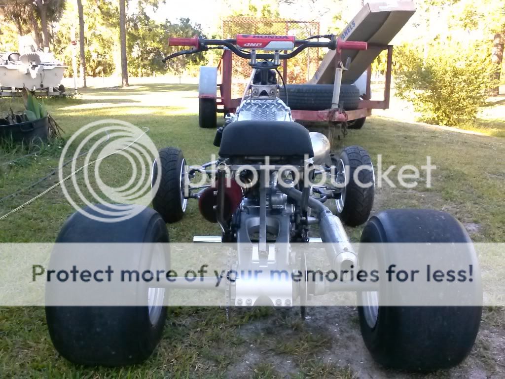 My custom 400ex/cr250 hybrid drag quad